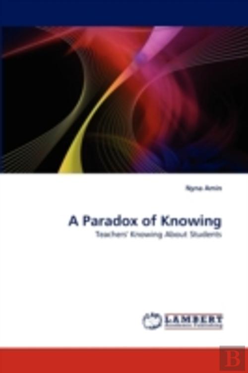 A Paradox Of Knowing, de Nyna Amin - Livro