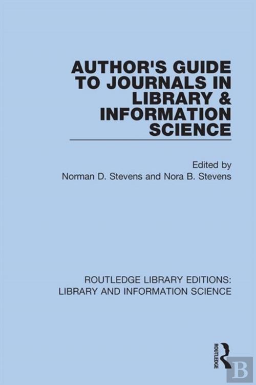 Author'S Guide To Journals In Library & Information Science, de - eBook