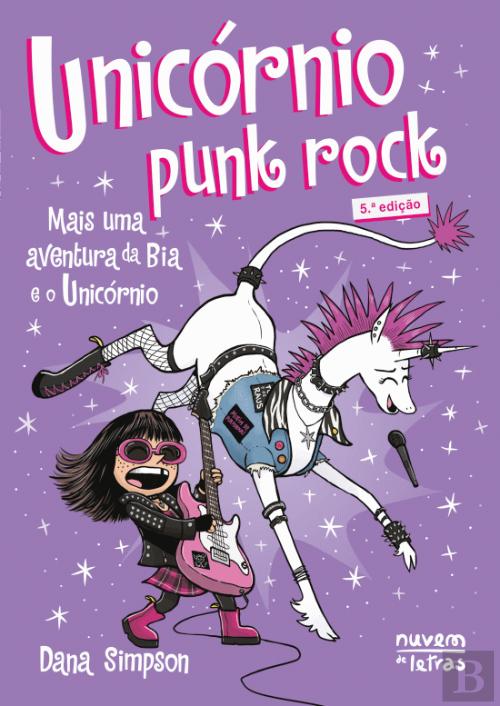 Bia e o Unicórnio - Unicórnio Punk Rock, de Dana Simpson - Livro