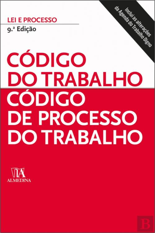Código do Trabalho - Código do Processo do Trabalho, de - Livro