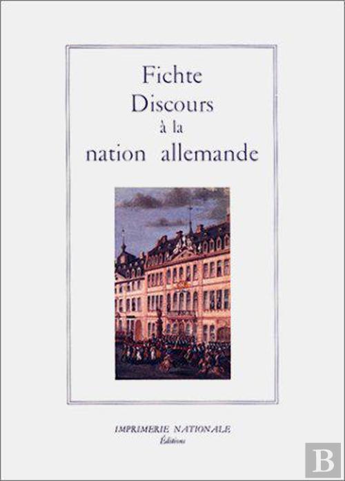 Discours À La Nation Allemande, Fichte - Livro - Bertrand