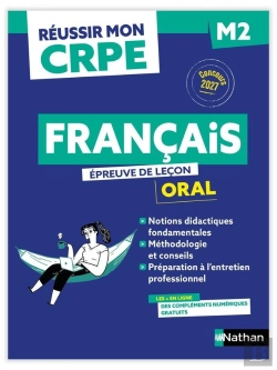 Réussir Mon Crpe : Français ; M2 ; Épreuve De Leçon ; Oral (Édition ...